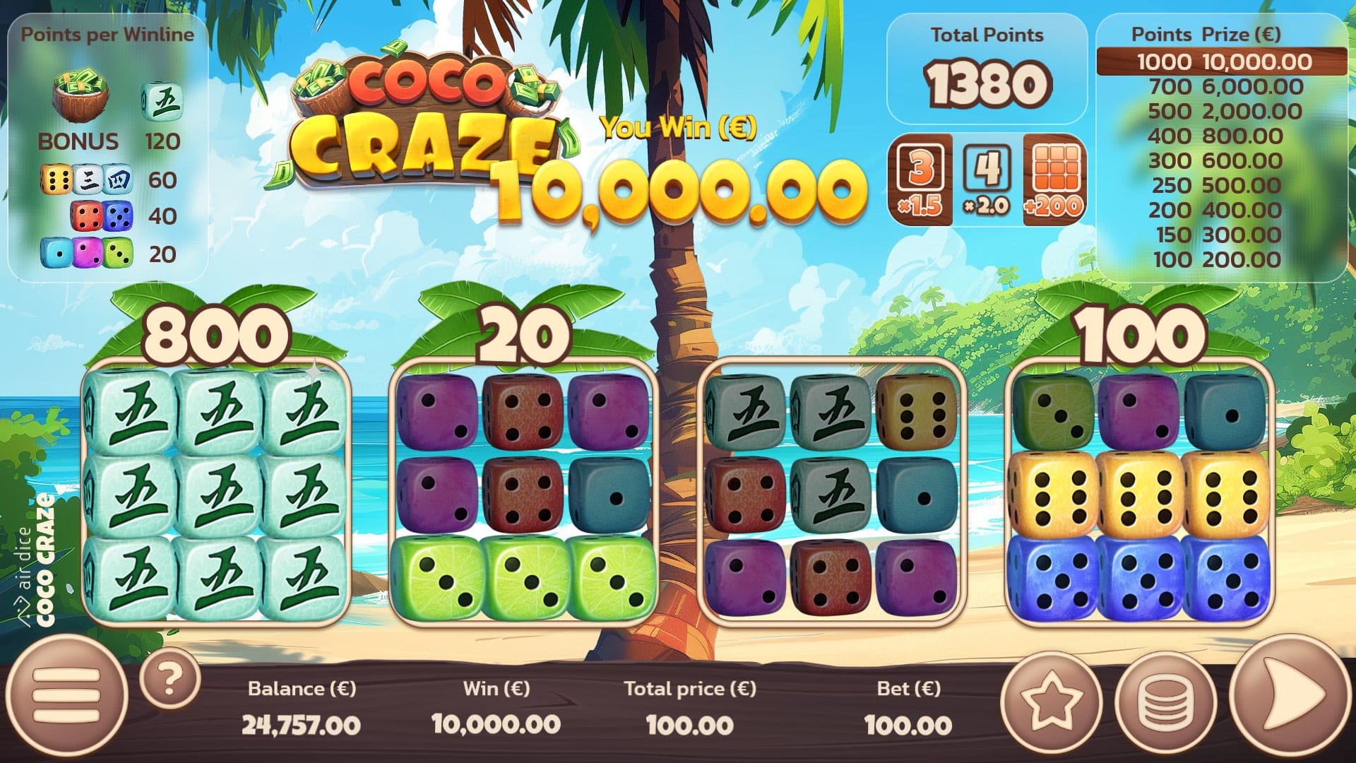 Coco Craze - Air Dice