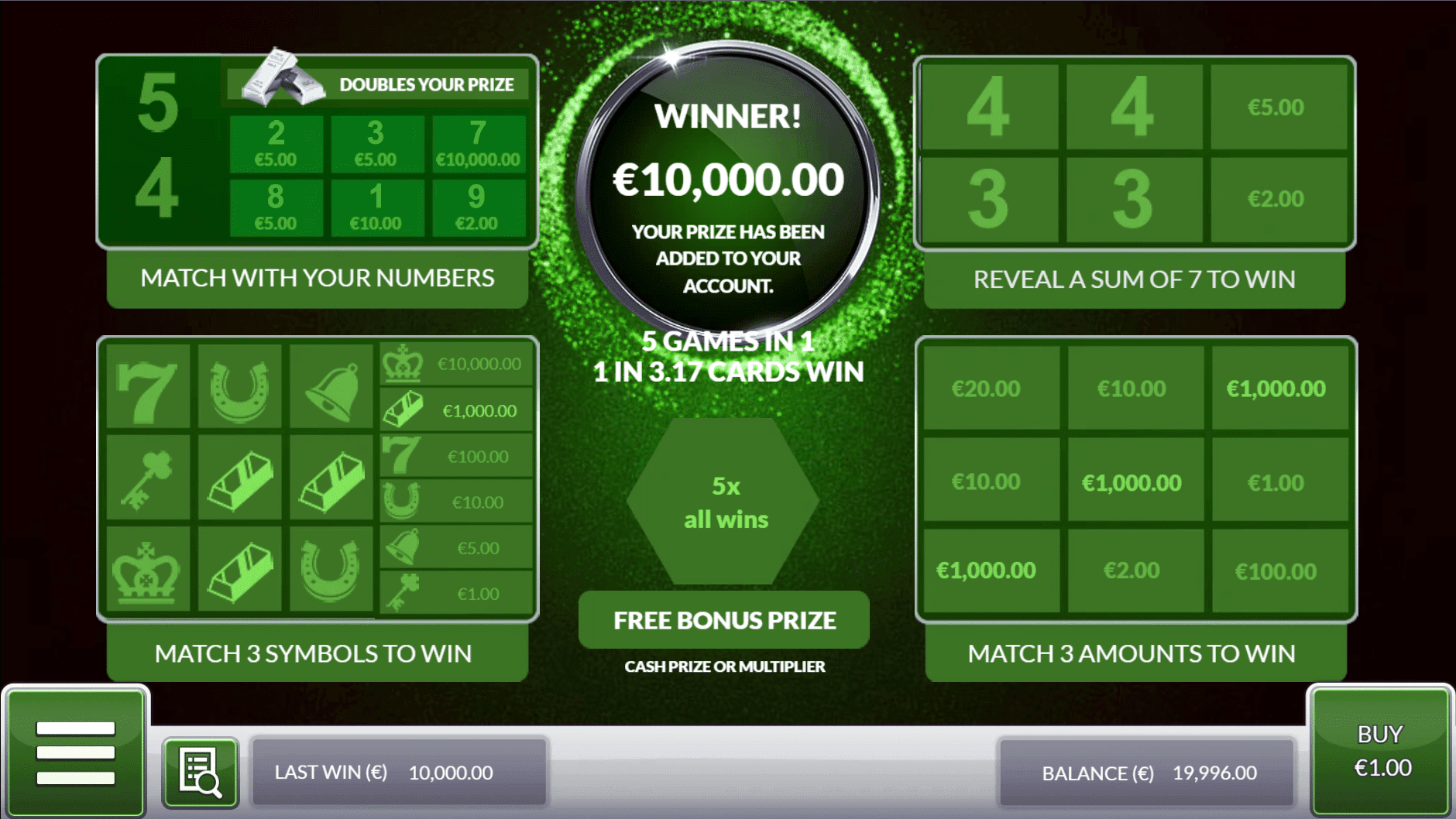 Gold Reveal - Air Dice