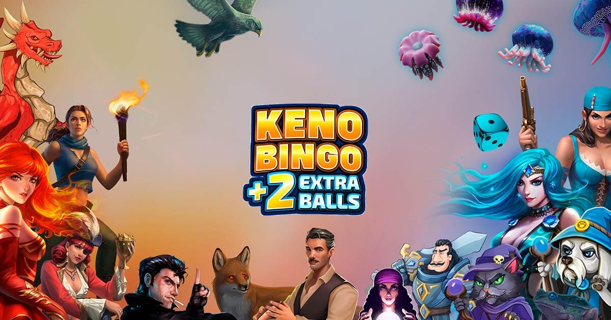 Keno Bingo +2 Extra Balls - Air Dice